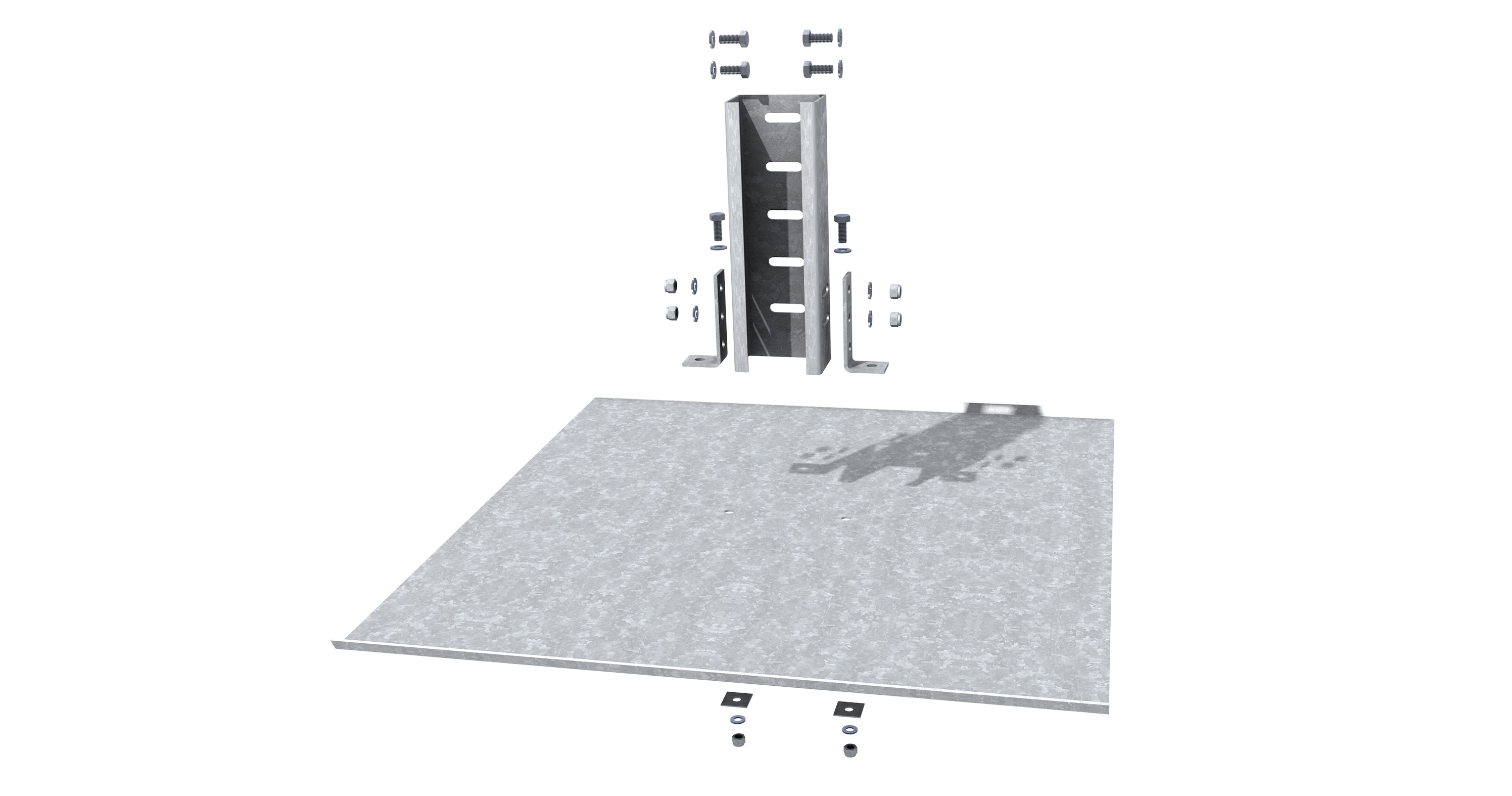 Solarport GM Ballast Adjustable Upright