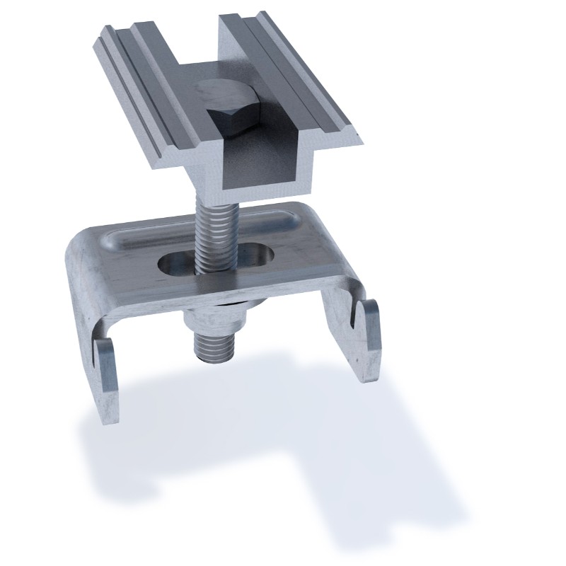 Solarport Mid Clamps - Hex Bolt