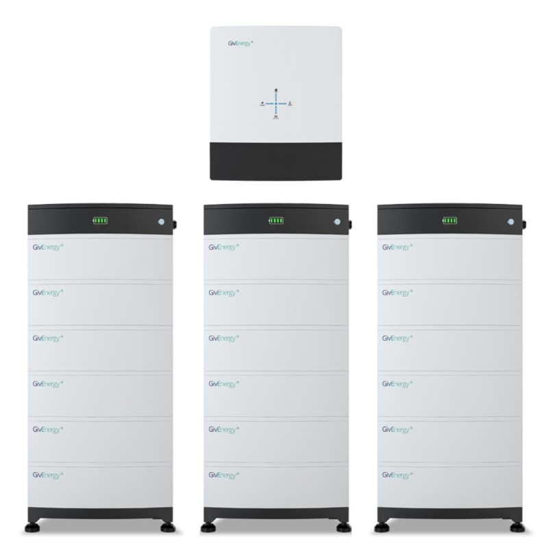 GivEnergy *GEN3* 8kW Hybrid + 3.4kWh High Voltage Stackable Battery Bundle
