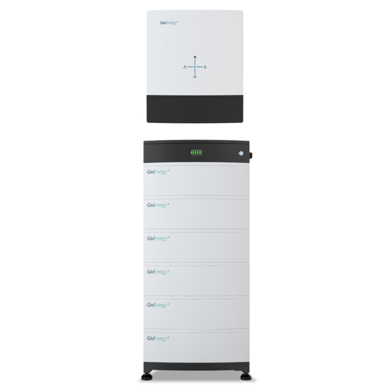GivEnergy *GEN3* 8kW Hybrid + 3.4kWh High Voltage Stackable Battery Bundle