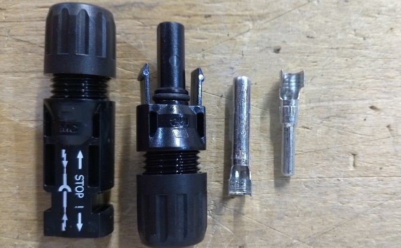 MC4 10mm Connector Pair